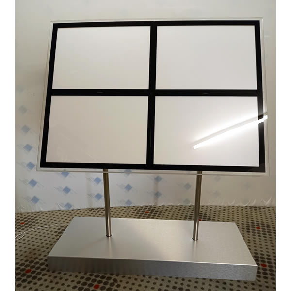 8 x A4 Floor Standing LED Window Display White Light Display